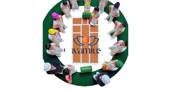 Cricket set Paper Mache